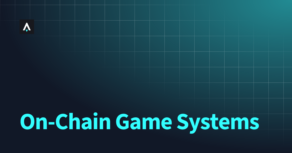 On-Chain Game Systems | Star Atlas - Technical Documentation
